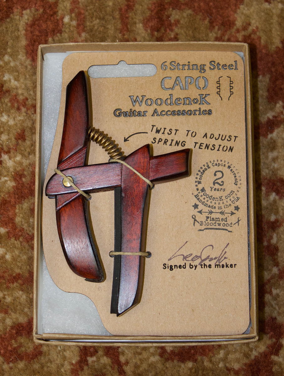 Wooden K Hand-Made Wooden Capo – Jakes Main Street Music