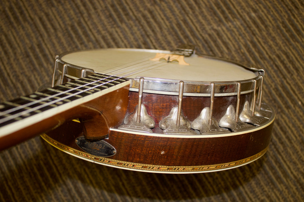 Regal Tenor Banjo c. 1930 w/ Resonator and Marquetry – Jakes Main ...