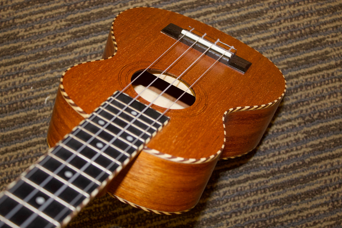 Twisted Wood Original Series Mahogany Soprano Ukulele w/ rope binding ...